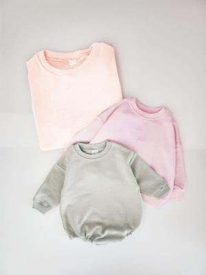 China French Terry Toddler 100% Cotton Long Sleeve Tee Shirt With 4 Colors for sale