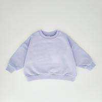 China French Terry Toddler 100% Cotton Long Sleeve Tee Shirt With 4 Colors for sale
