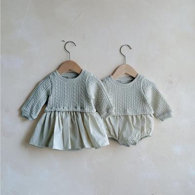 China Long Sleeve New Born Rompers 100% Cotton White Newborn Tutu Dress for sale