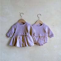 China Long Sleeve New Born Rompers 100% Cotton White Newborn Tutu Dress for sale
