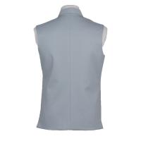 China Men'S Cotton Stand Collar Waistcoat Custom For Special Occasion Party Wear Colorblock Vented Hem Waistcoat for sale