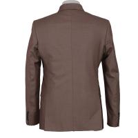 China Custom Men'S Terry Rayon Fabric Notch Lapel Collar Blazer Solid Formal Wear Coat Suit With Two Button Opening For Party for sale