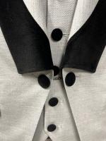 China Slim Fit Mens Tuxedo Suit Special Style Grey Tuxedo Suit for sale