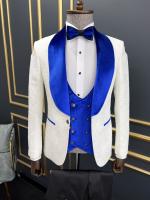 China Wedding Party 3 Piece Tuxedo Suit For Men for sale