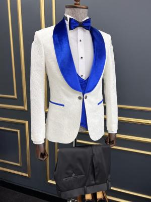 China Wedding Party 3 Piece Tuxedo Suit For Men for sale
