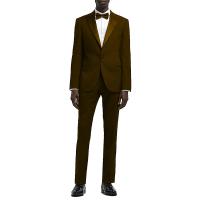 China Custom Mens Tuxedo Suit Fashion Slim Fit Black For Special Occasion Formal Wear 2PCS for sale