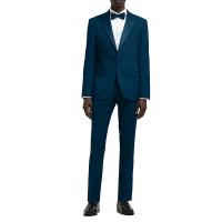 China Custom Mens Tuxedo Suit Fashion Slim Fit Black For Special Occasion Formal Wear 2PCS for sale