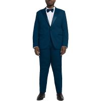 China Big Tall Men'S Stylish 2PCS Black Designer Tuxedo For Men for sale