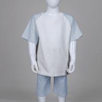 China Organic Cotton Family Matching Outfit 190gsm Color Block Raglan Short Sleeves for sale