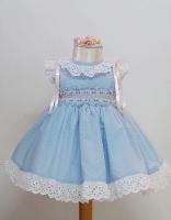 China Little Love Boutique Princess Dresses With Light Blue Color for sale