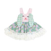 China Rabbit Style Boutique Princess Dress Little 100% Cotton Casual for sale