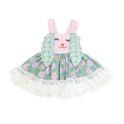 China Rabbit Style Boutique Princess Dress Little 100% Cotton Casual for sale
