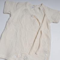 China 100% Muslin Cotton Light Color Casual Short Sleeve Romper for sale
