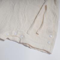 China 100% Muslin Cotton Light Color Casual Short Sleeve Romper for sale
