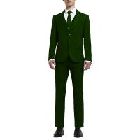 China Black 2PCS Mens Tuxedo Suit Jacket And Trousers For Special Occasion Formal Wear Custom for sale