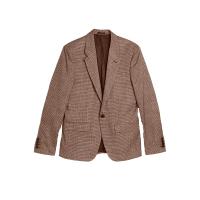 China 2PCS Custom Men'S Stylish Skinny Fit Houndstooth Tuxedo For Special Occasion Jacket Trousers for sale
