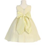China Little Girls Boutique Princess Dress Striped Cotton Seersucker Dresses Elegant Tie Back Sleeveless Dresses Toddlers for sale