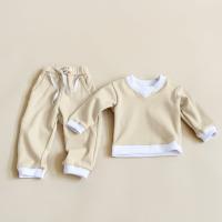 China Neutral Kids Fleece Sweatshirt Set Printed Loungewear Sweatpants 2 PCS Pullover Sweat Shirt for sale