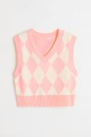 China Unisex Kids Oversized Cotton Knitted Pullover Jacquard Sweater Vest Sleeveless Knit Waistcoat for sale