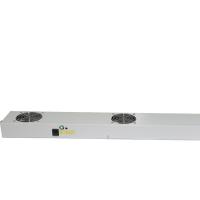 China Plastic Industry Three Fan Anti Static Device Overhead Ionizer Elongated 1480 * 600mm for sale