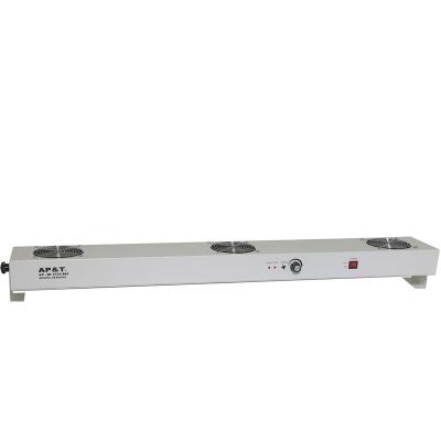 China Plastic Industry Three Fan Anti Static Device Overhead Ionizer Elongated 1480 * 600mm for sale