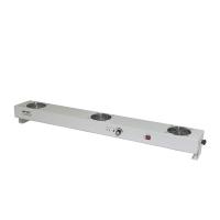 China Plastic Industry Three Fan Anti Static Device Overhead Ionizer Elongated 1480 * 600mm for sale