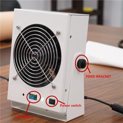 China Audible And Visual Alarm Ionizing Air Blower Static Eliminator DC 24V for sale
