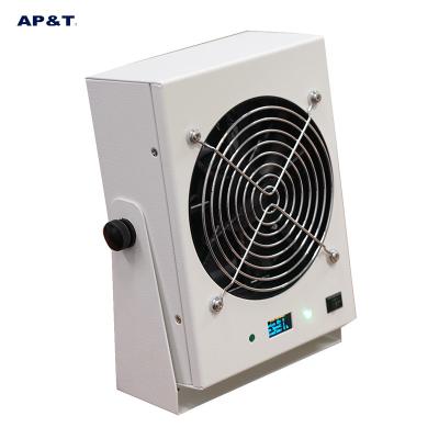 China LED Display Auto Cleaning Ionizing Air Blower Desktop Antistatic Ion Fan for sale