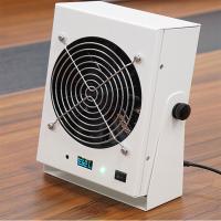 China LED Display Auto Cleaning Ionizing Air Blower Desktop Antistatic Ion Fan for sale