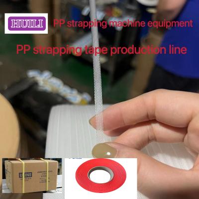 China Custom Size PP Strap Making Machine Polypropylene Strapping Production Line for sale