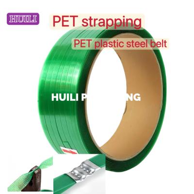 China 9-25mm Plastic PET Packaging Belt Anti Corrosion Strapping Band 100-1500kg Tension for sale