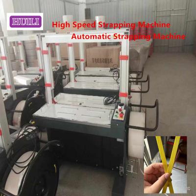 China 5mm-15mm Width Automatic Strapping Machine PP Strapping Carton Bundling Machine for sale