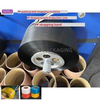 China Twin Screw PP Strap Making Machine PLC PP Strapping Roll Manufacturing Machine for sale
