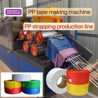 China High Speed ​​5-19mm PP Strap Belt Extrusion Machine PP Strap Making Machine PLC control system for sale