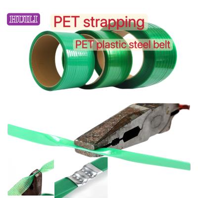 China Automatic PP PET strapping 16mm high-speed PET strapping for pneumatic strapping machines for sale