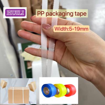 China PP Strapping belt 5-19 mm White PP packing belt for Automatic Strapping Machines for sale