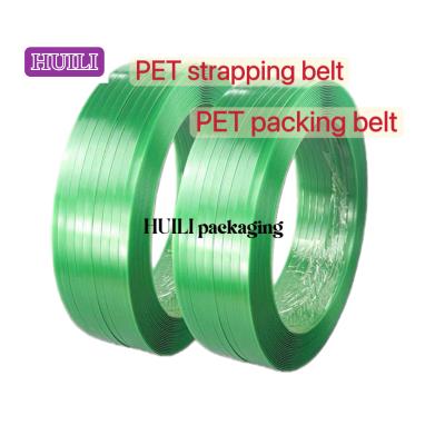 China PET packaging belt 9-32mm PET strapping steel strap high speed PET strapping band for sale