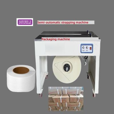 China Semi-automatic strapping machine 6-15mm PP strap Automatic strapping machine 220V/60HZ for sale