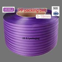 China PP Strapping belt Colored 5-19mm Automatic PP Plastic Strapping for Semi-Automatic Strapping Machines for sale