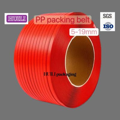 China PP Strapping belt White 5-15mm Automatic PP Strapping band for High-Speed ​​Automatic Strapping Machines for sale