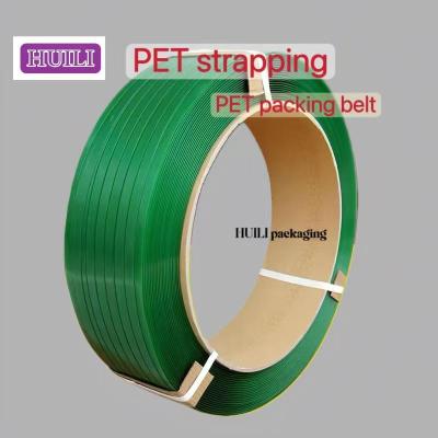 China PET packaging strap PET packaging band 9-25mm PET PP packaging strap for brick factory strapping for sale