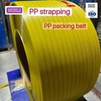 China High-speed PP packing straps 5-15mm transparent PP packing belt for automatic strapping tools for sale