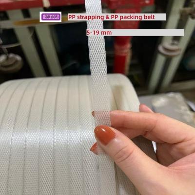 China High-Speed 5-15mm PP Strapping belt PP Plastic strap for Automatic Strapping Machines for sale