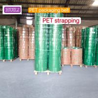 China High-Speed ​​PP PET Packaging Strap 9–25mm PET Packaging Strap for Pneumatic Strapping Tools for sale