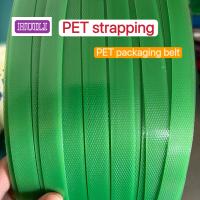 China High-Speed ​​PET Packaging Strap  9–25mm PET Strapping PET packaging belt for Pallet Packaging for sale