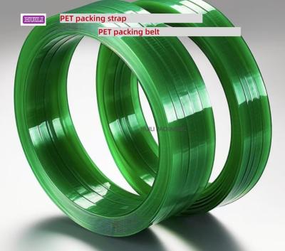 China High-Speed ​​PET Packaging Strap  9–25mm PET Strapping PET packaging belt for Pallet Packaging for sale