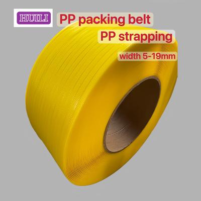 China High-strength PP strapping belt 5–19 mm PP packing straps with high tensile strength for sale