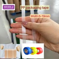 China 100% New polypropylene PP strapping 5-19mm transparent PP PET packaging strapping for Automatic strapping machine for sale