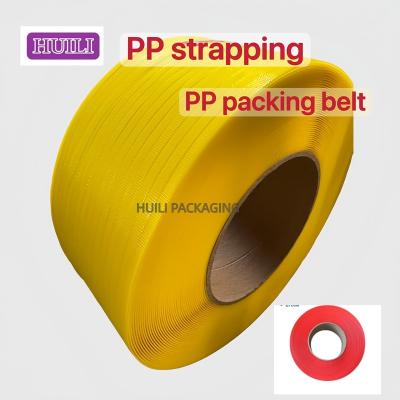 China PP polypropylene packing belt 5-15mm PP packing belt with high tensile strength and UV resistance for sale