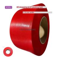 China PET PP Packaging belt 5mm PP strapping PP srrap for use with fully automatic strapping equipment for sale
